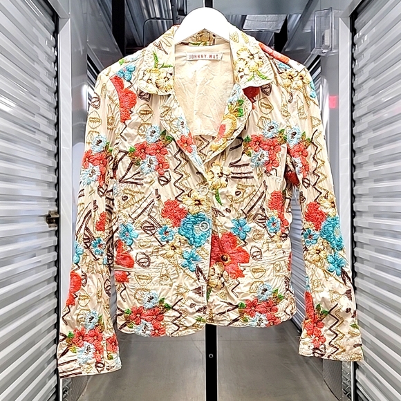 Johnny Was | Jackets & Coats | Johnny Was Embroidered Jacket | Poshmark